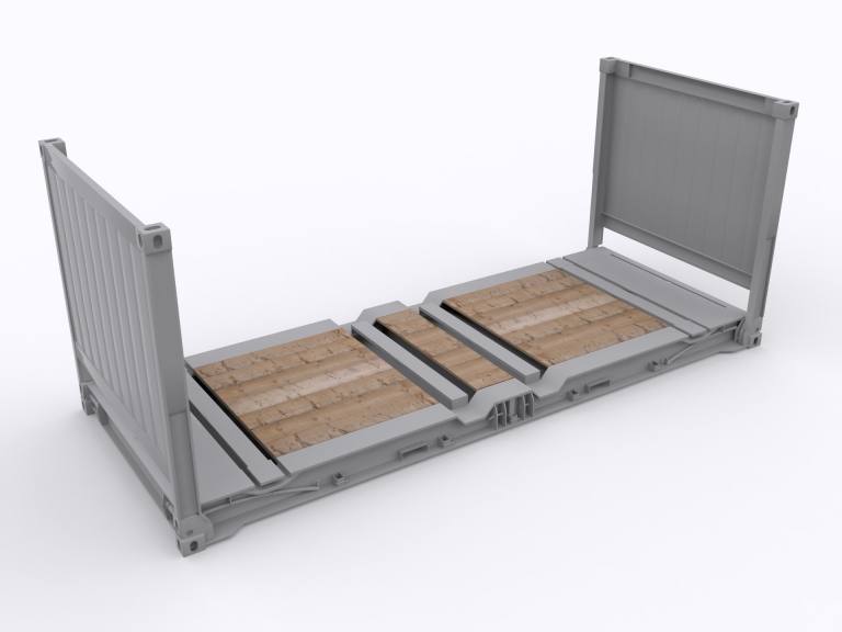 Lashing & stuffing flatrack containers - Cosmatos Group